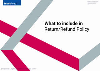 What are Return & Refund Policies | PDF