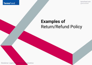 What are Return & Refund Policies | PDF