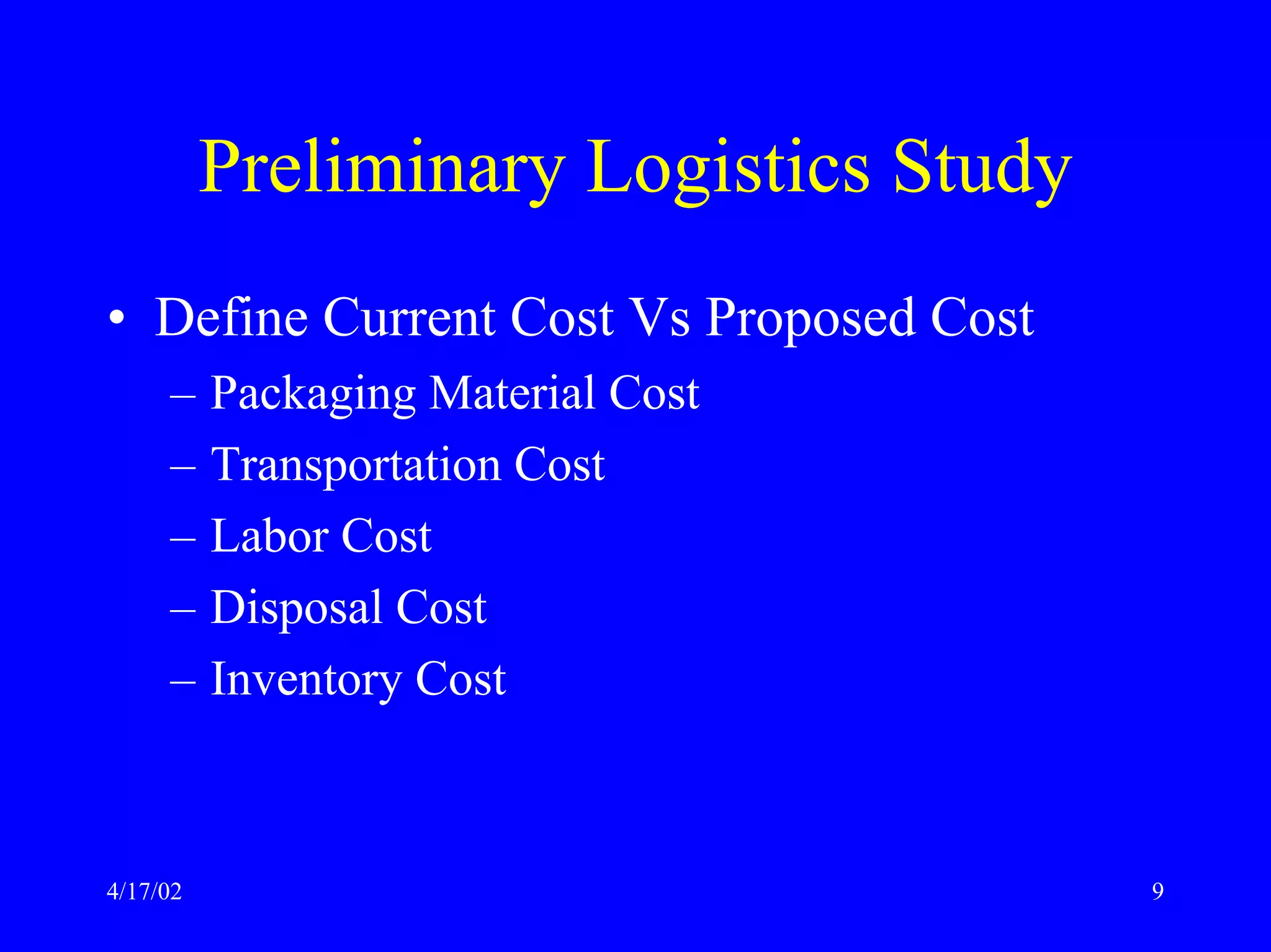 Returnable Packaging | PDF