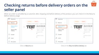 Return before delivery | PPT