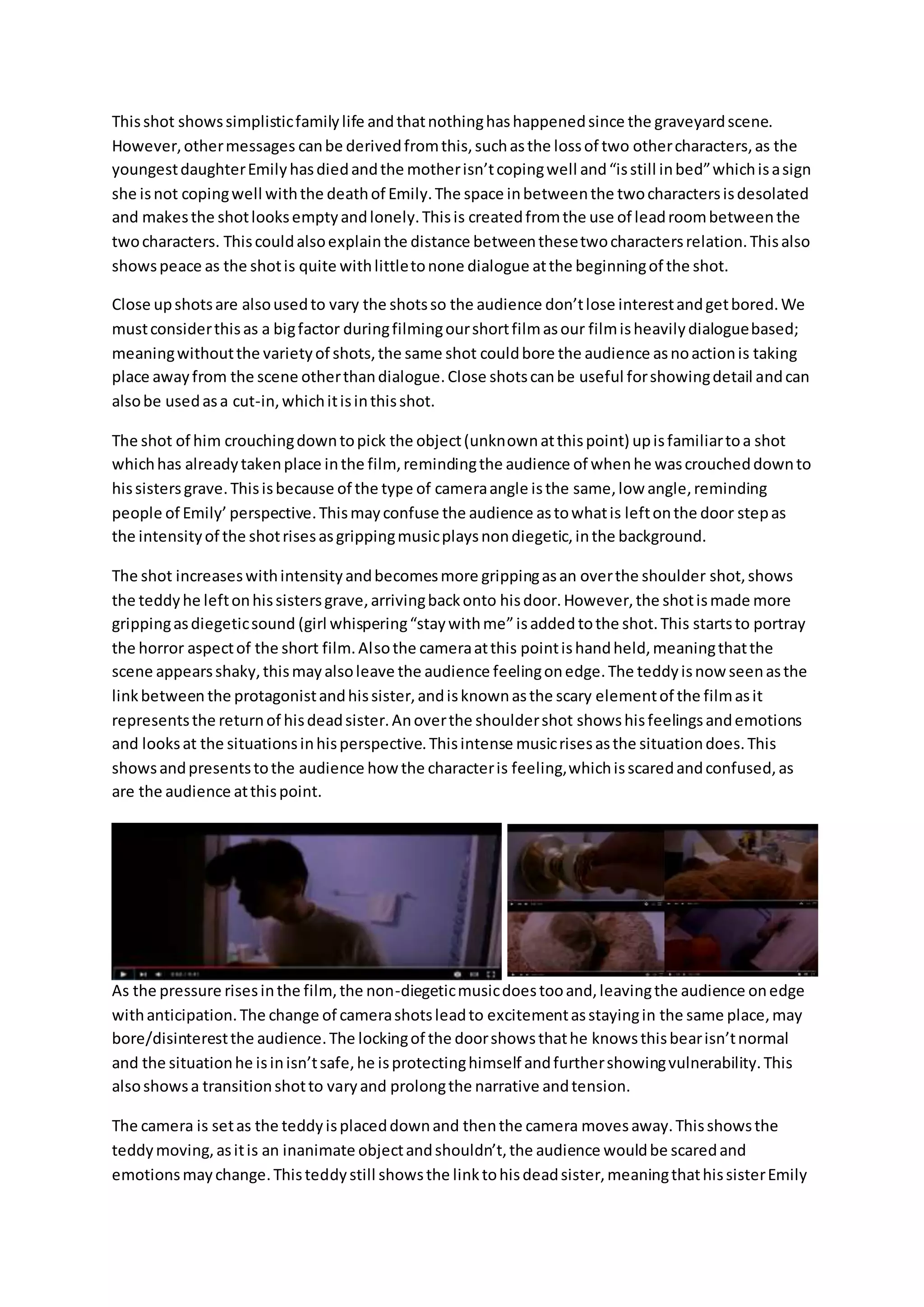 Short Film Deconstruction | DOCX | Drama | Genres