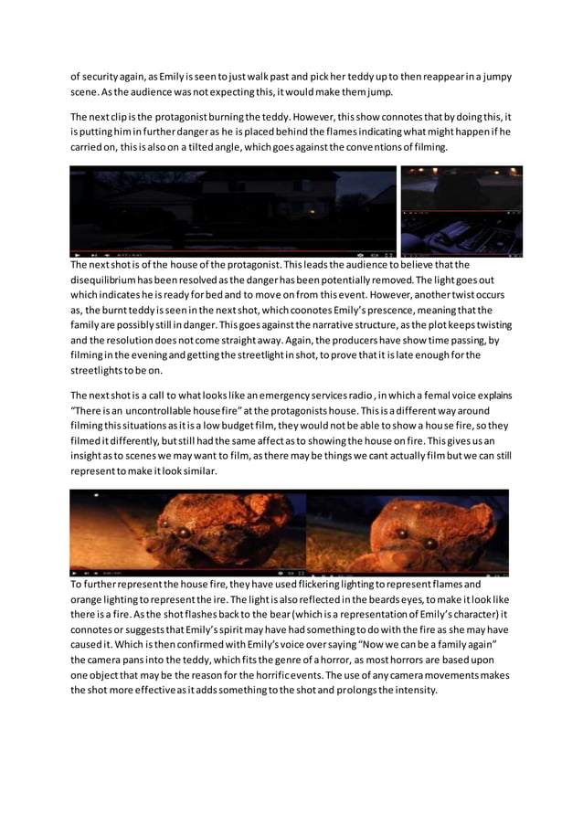 Short Film Deconstruction | DOCX | Drama | Genres