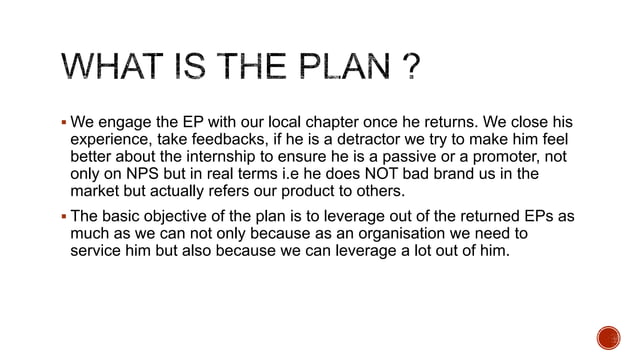 Returned ep engagement plan | PPTX | Resume Writing and Advice | Job Search