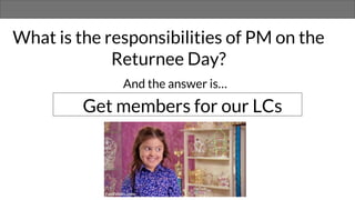 Returnee Day | PPT