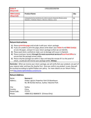 Return+form+of+suzhou+warehouse | DOCX