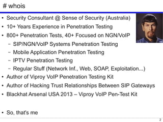 VoIP Wars : Return of the SIP | PPT