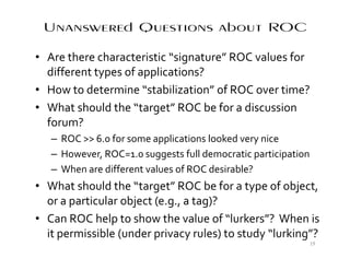 Return On Contribution (ROC) ECSCW 2009 Muller Et Al | PDF | Internet ...