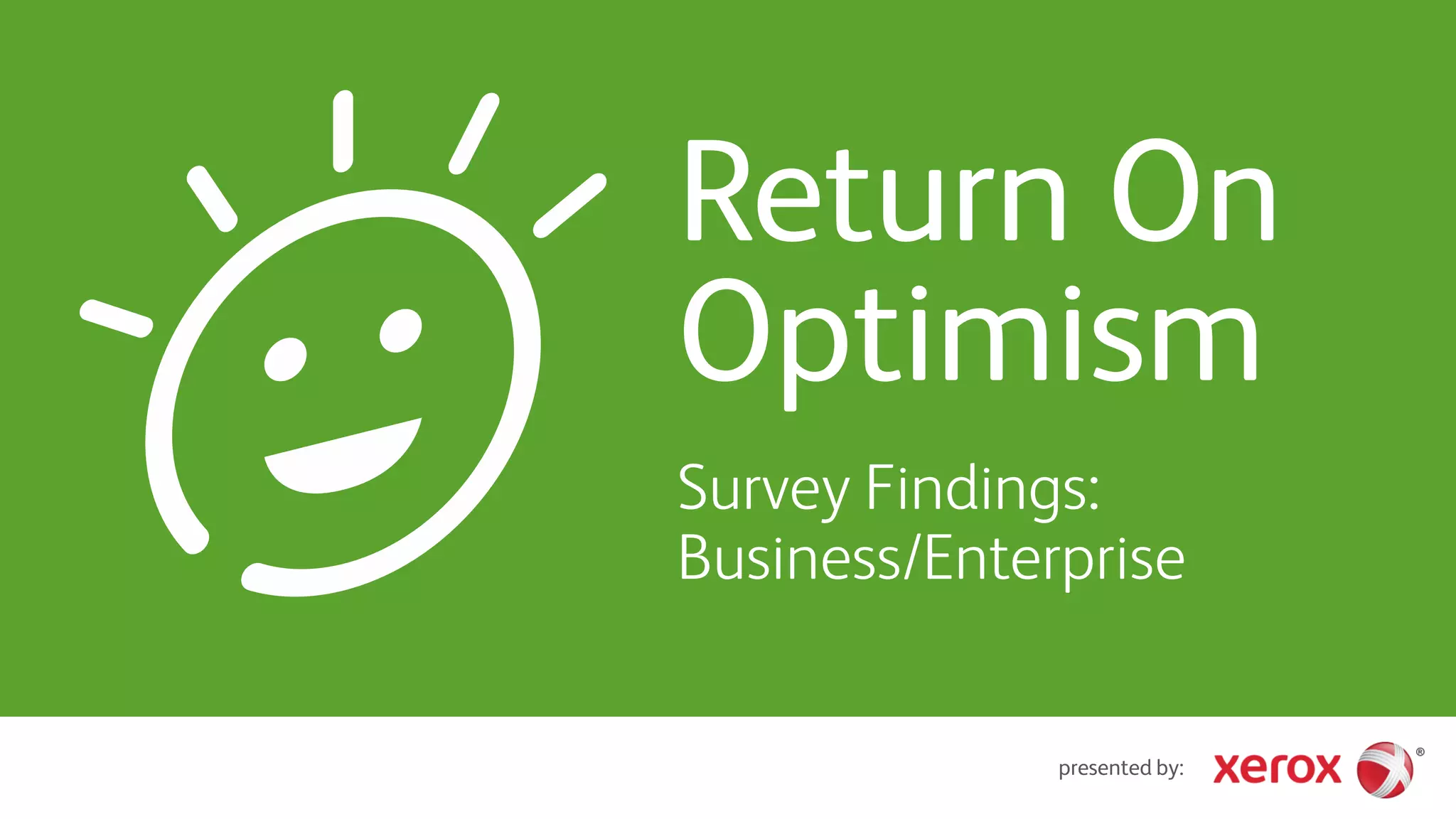 Optimism in the Modern Workplace Revealed | PPT