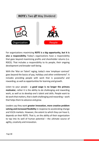 Return On Talent Employed™ - A Powerful New Metric for the C-Suite by ...