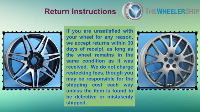 Return Policy - Wheelership | PPT