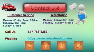 Return Policy - Wheelership | PPT