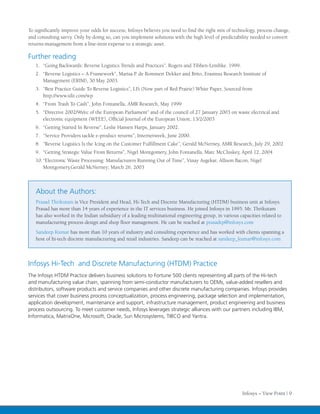 Infosys - Returns Management System | Services | PDF
