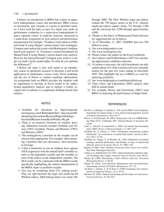 Returns basedstyleanalysisinexcel mcdermott | PDF