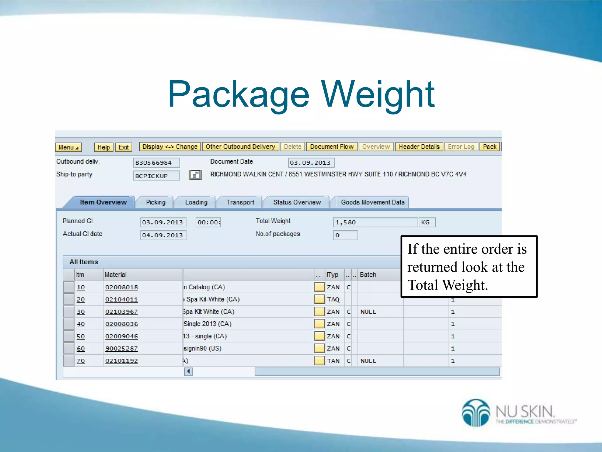 Return shipping labels | PPT