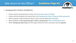Return to Office Plan Template by MotherG | PPTX