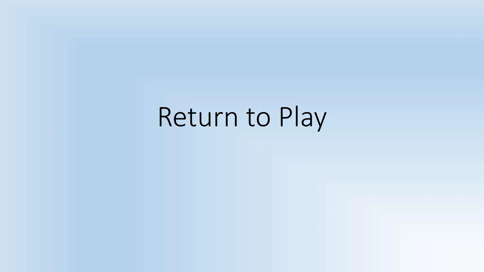 Return to play descion making in real time.pptx