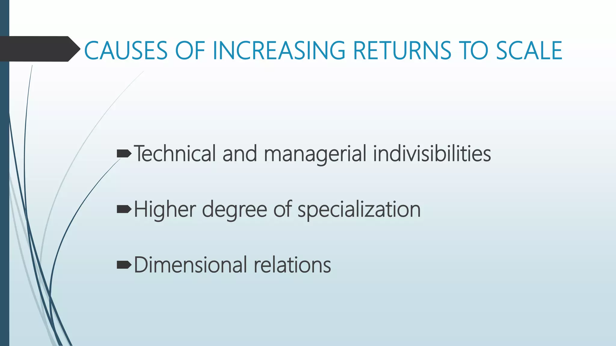 Return to scale | PPTX