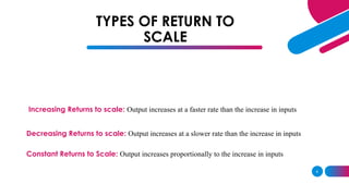 RETURN TO SCALE.pptx commerce is a sub of bussines | PPT