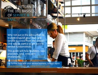 Return to Service and SAAS basics 101 | PPT
