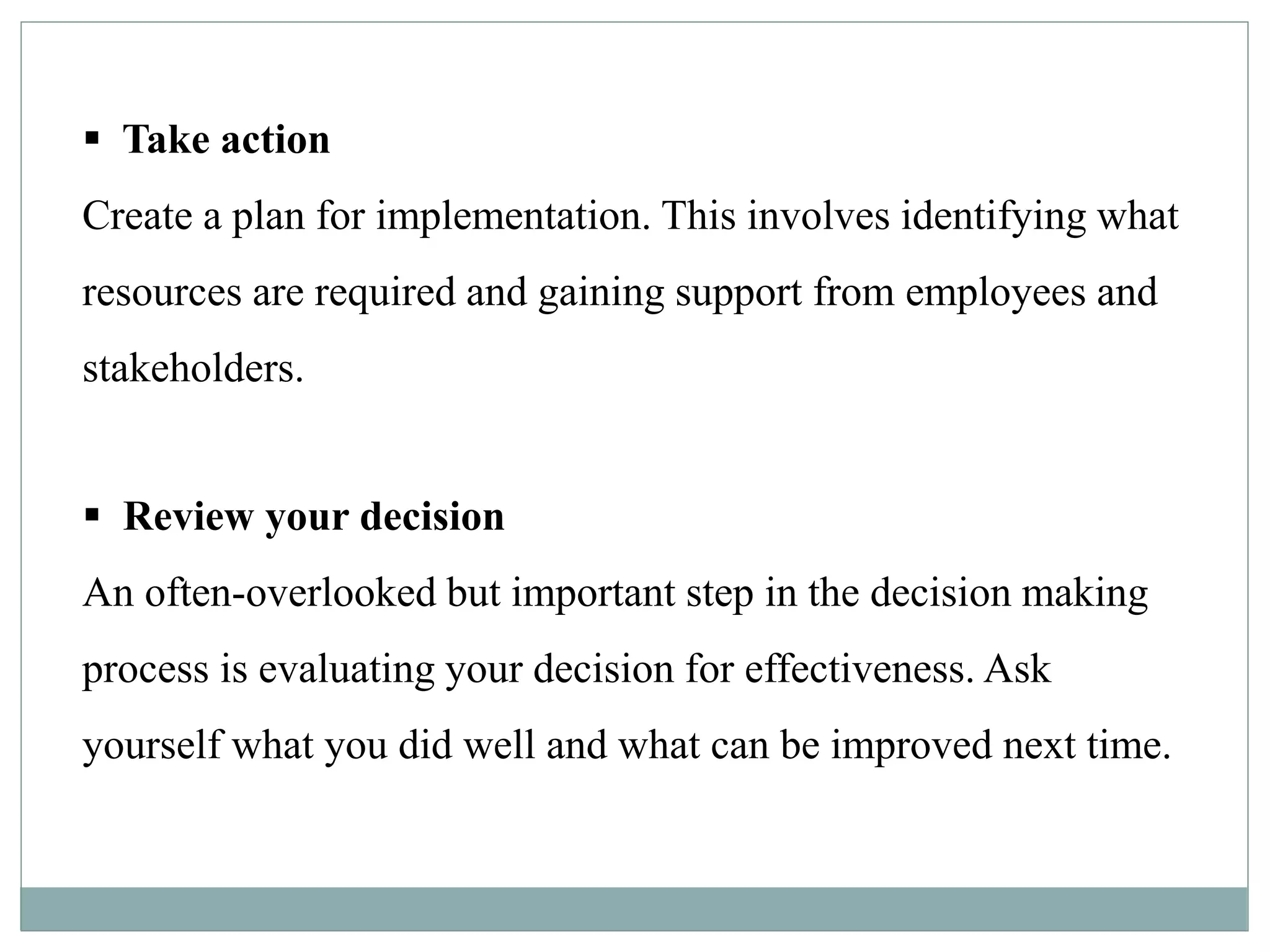7 Steps in Decision Making | PPTX