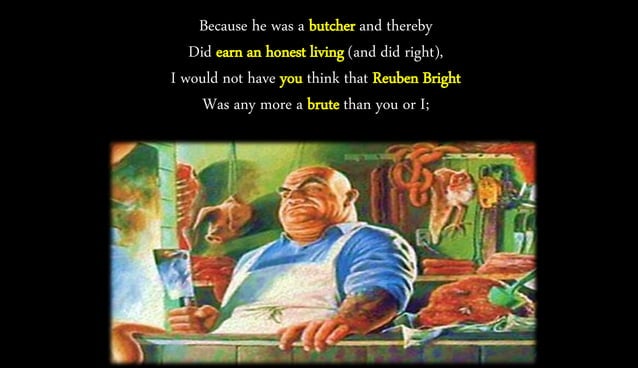 Reuben bright by EDWIN ARLINGTON ROBINSON | PPTX