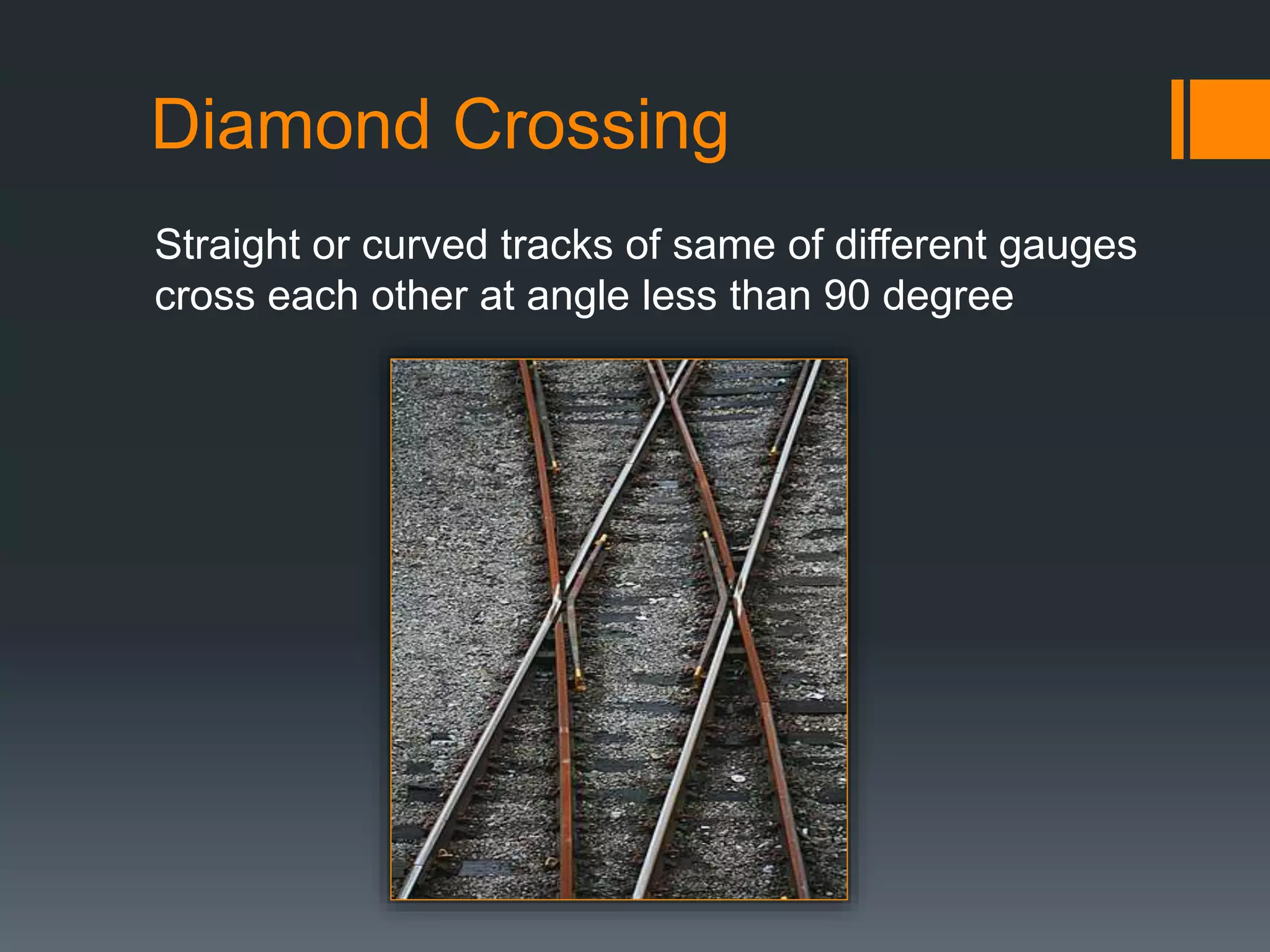 Railway Engineering: Points and crossings | PPT