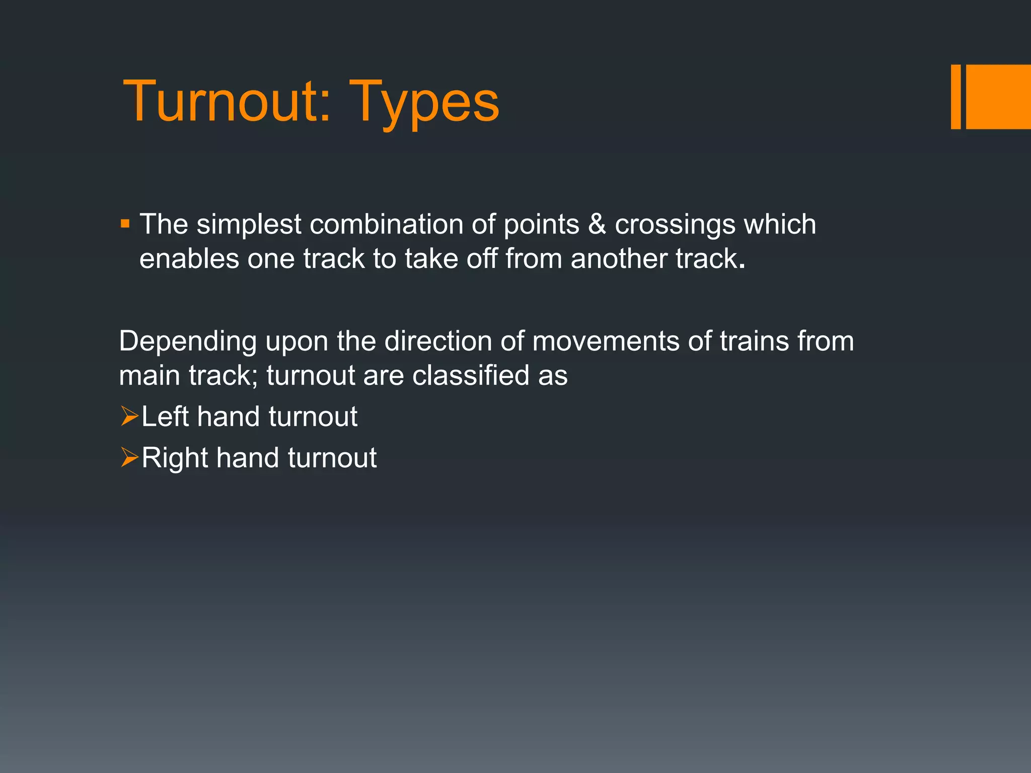 Railway Engineering: Points and crossings | PPT