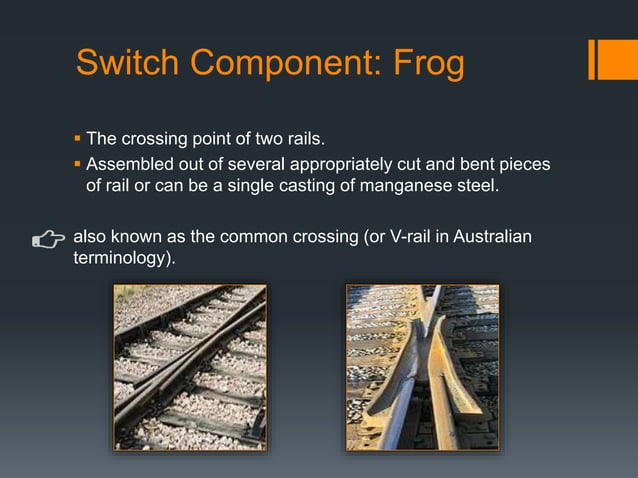 Railway Engineering: Points and crossings | PPT | Rail Travel | Travel Type