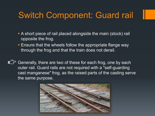 Railway Engineering: Points and crossings | PPT | Rail Travel | Travel Type