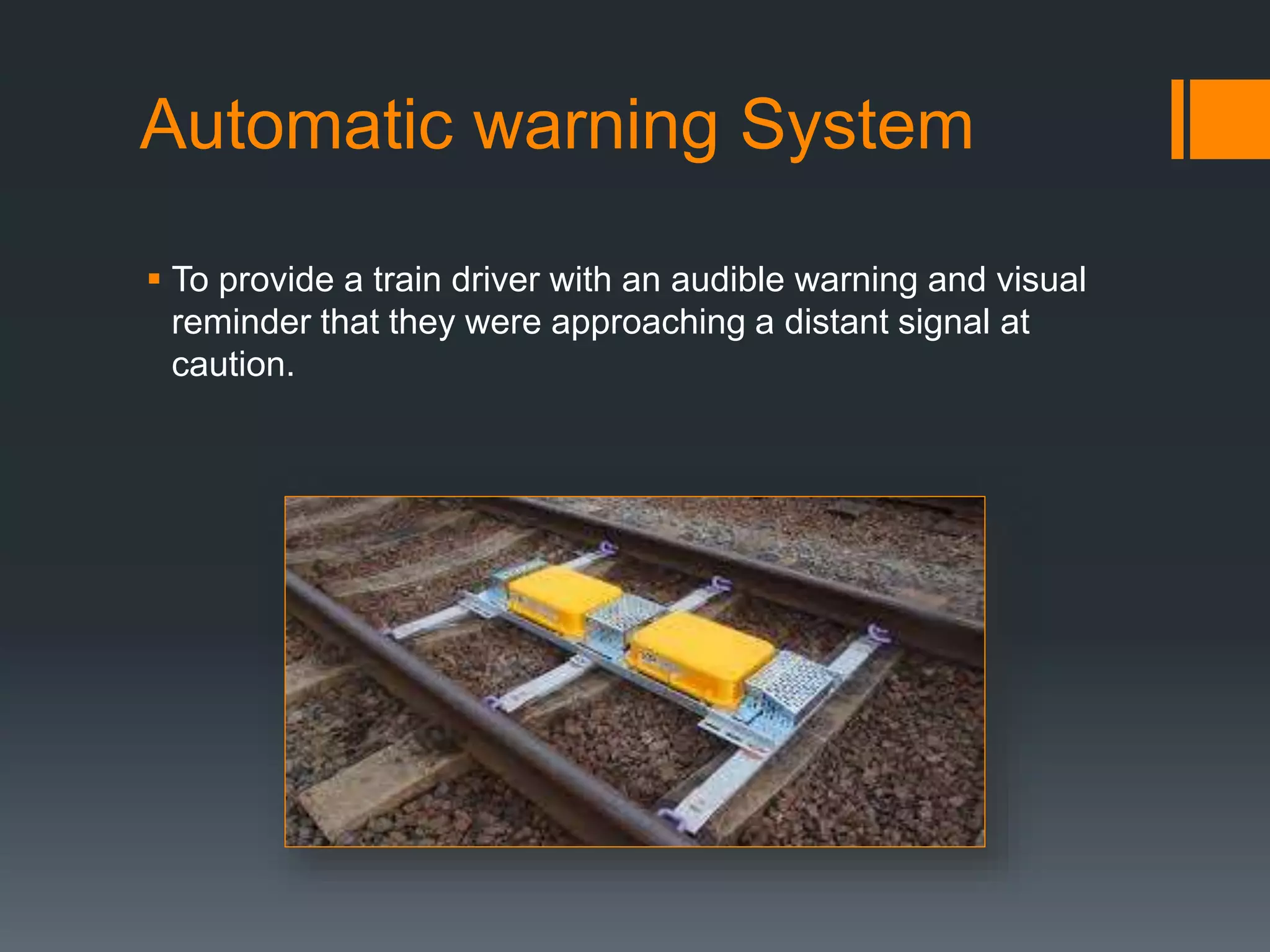 Railway Engineering: signaling, interlocking, train control system | PPT