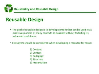 Reusability And Reusable Design | PDF