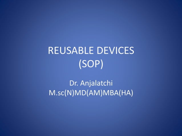 REUSABLE DEVICES.pptx