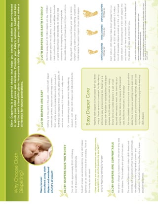 Reusable diapers brochures | PDF