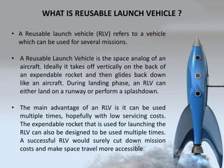 Reusable launch vehicle | PPTX