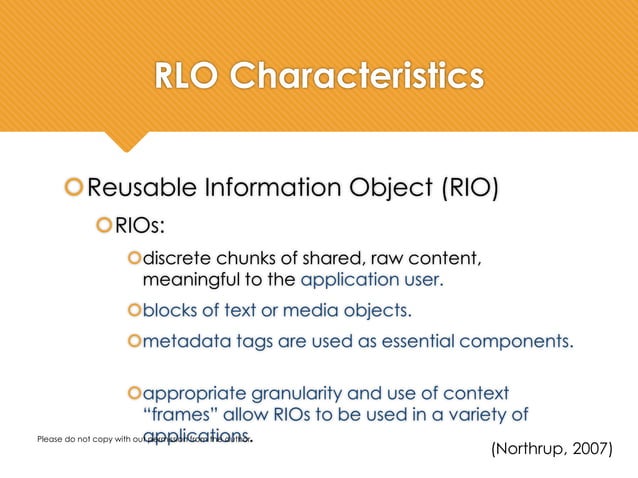 Reusable Learning Objects Related To Sensory Processing Ppt