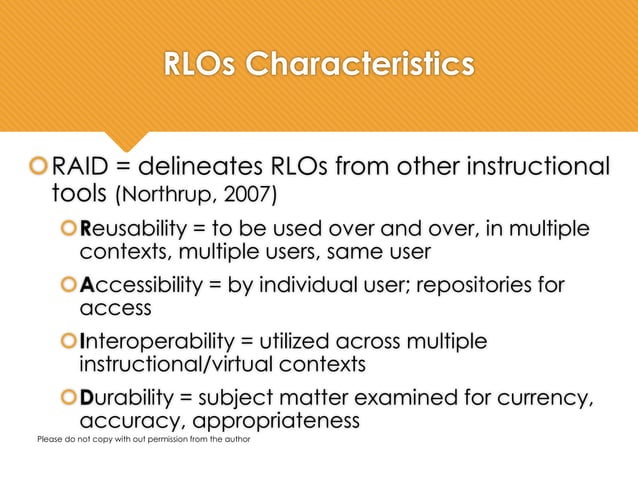 Reusable Learning Objects Related To Sensory Processing Ppt