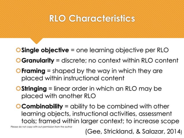 Reusable Learning Objects Related To Sensory Processing Ppt
