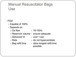Reusable resuscitator | PPTX | First Aid | Injuries