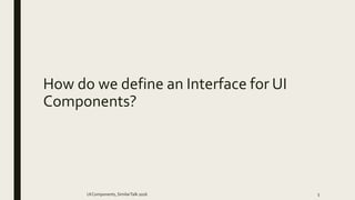 Reusable ui components | PPTX