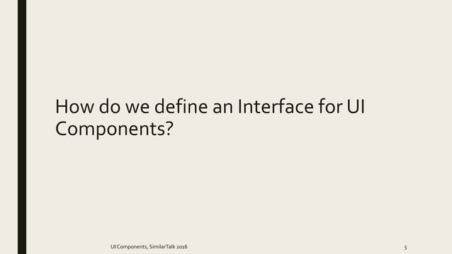 Reusable ui components | PPTX
