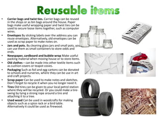 Reuse Examples