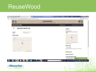 Building an Ecosystem for Reuse, starting with Reuse Wood | PPTX
