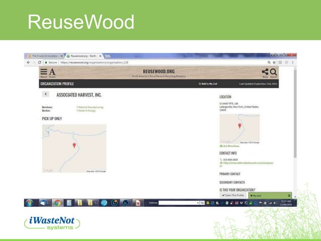 Building an Ecosystem for Reuse, starting with Reuse Wood | PPT