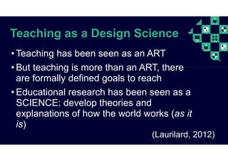 Keynote “Teaching as a design science” | PPT