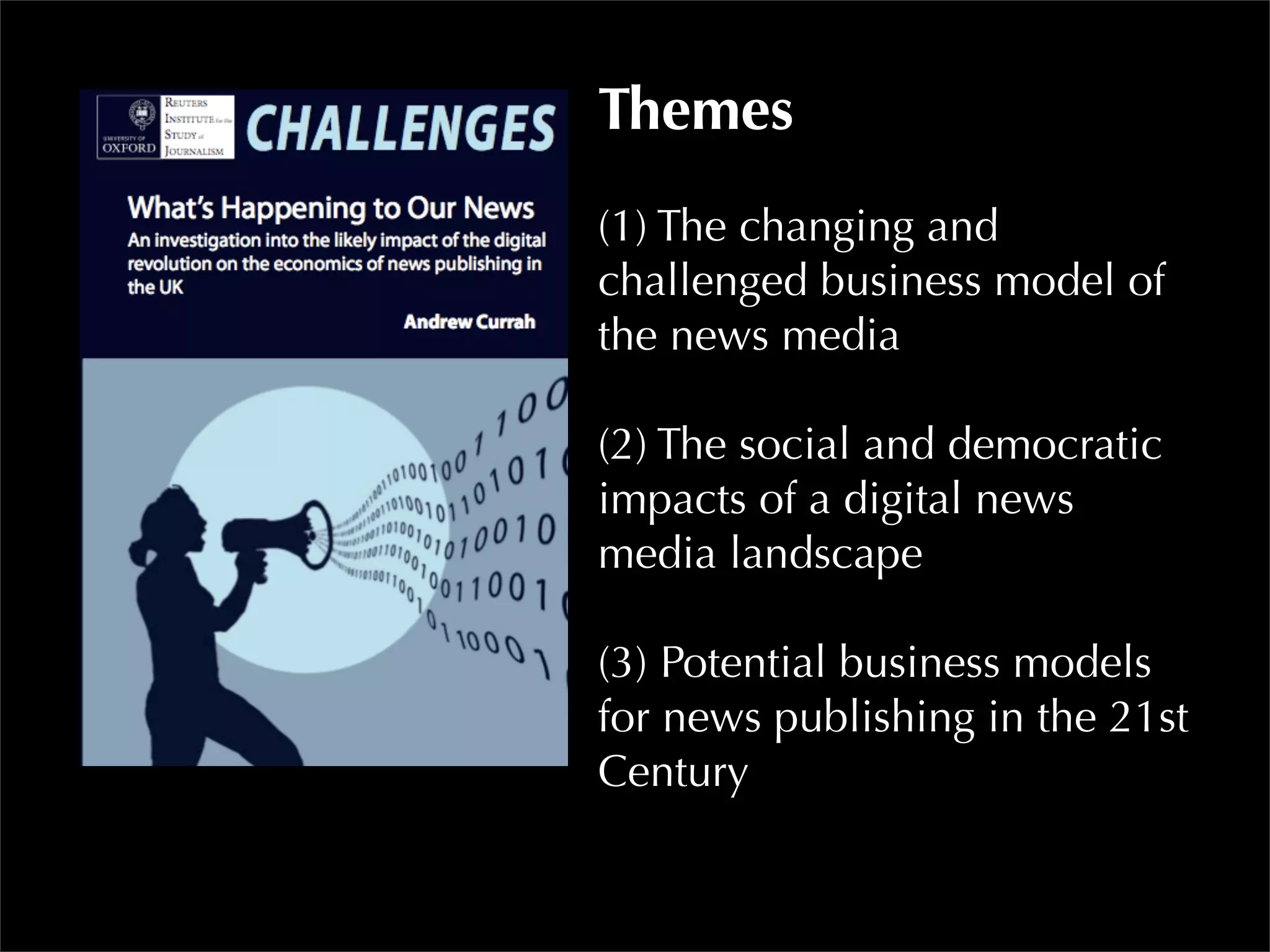 Business Models for News Media | PPT