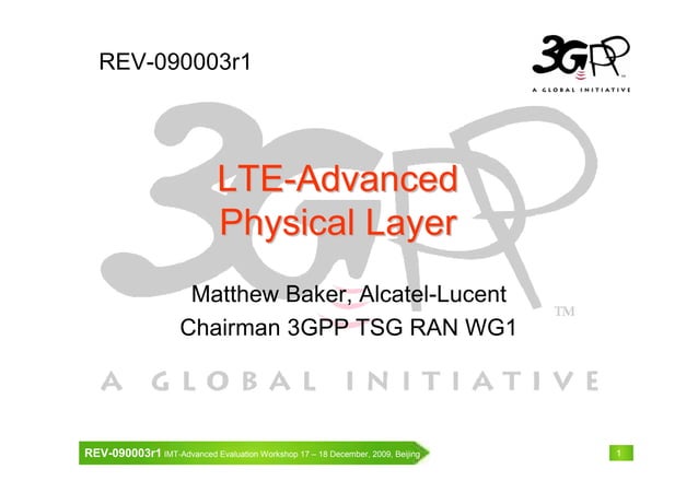 LTE-Advanced Physical Layer | PDF
