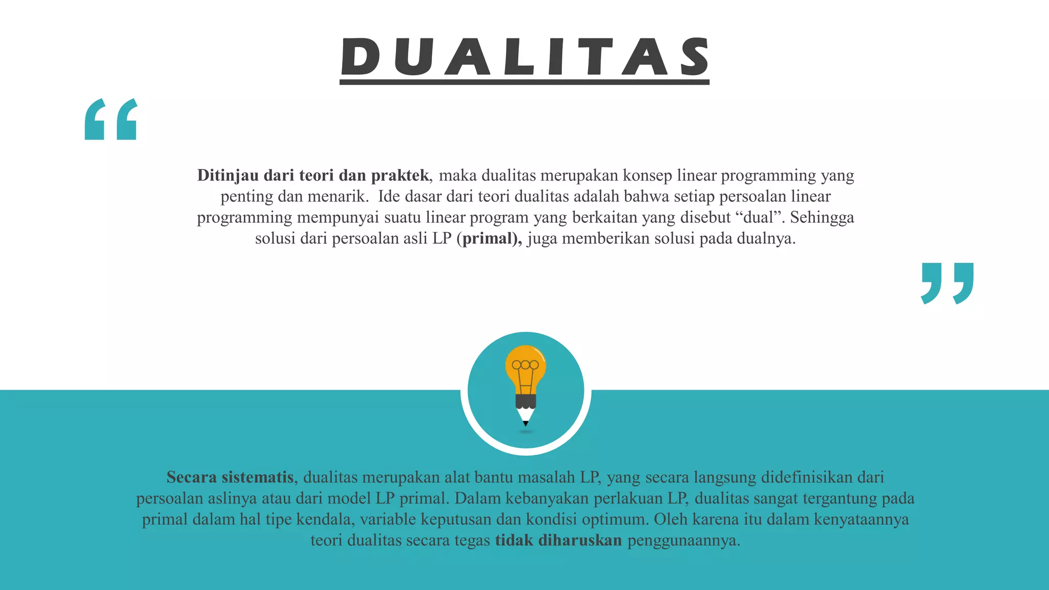 Dualitas- Program Linear | PDF
