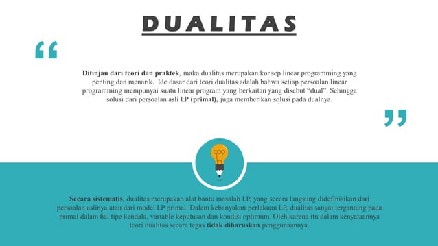 Dualitas- Program Linear | PDF