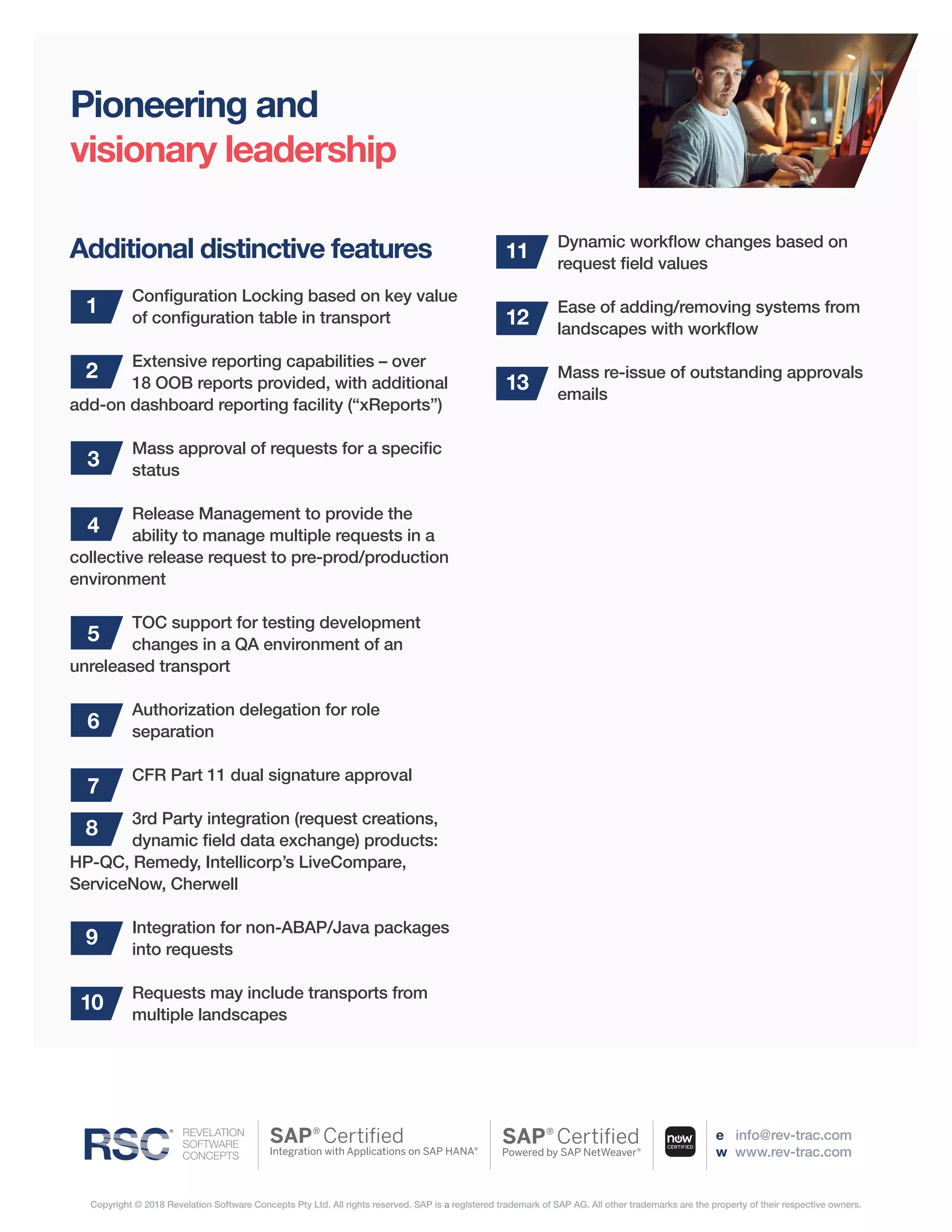Rev trac platinum-automation_features | PDF