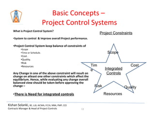 Project Control- Overview Presentation Tafseer | PPT